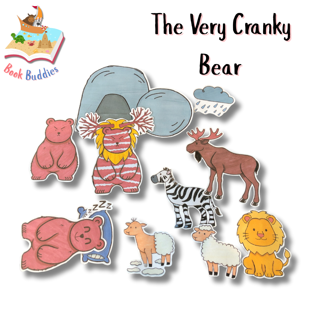 The Very Cranky Bear - Printable Book Buddy – Learning Differently NZ