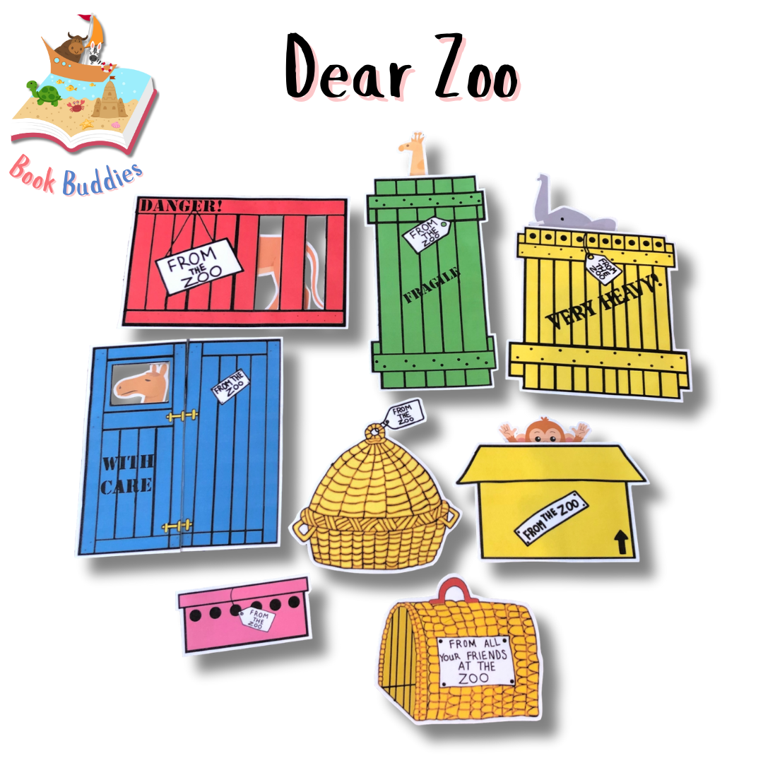Dear Zoo - Printable Book Buddy – Learning Differently NZ