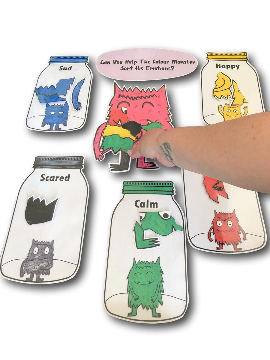 Help The Colour Monster Sort His Emotions - Digital, Printable Activit ...