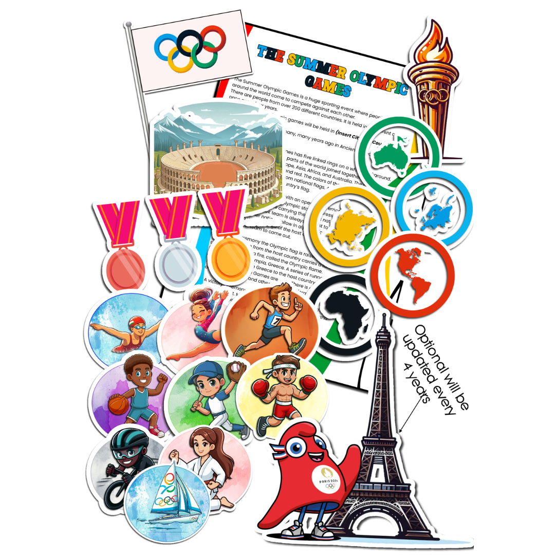 The Summer Olympics - Printable Board Story – Learning Differently NZ