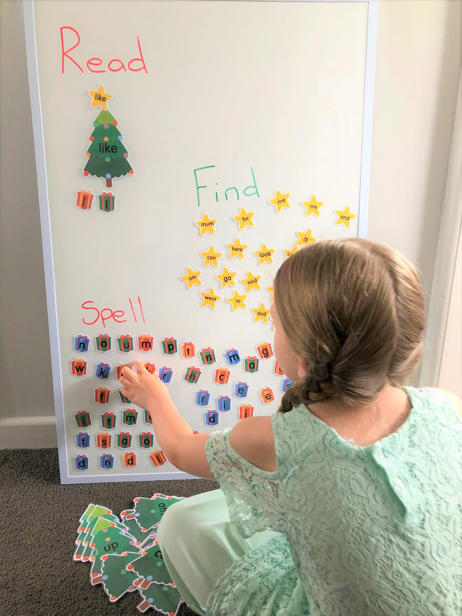 Christmas Tree Sight Words - Level 1-2 (Magenta) – Learning Differently NZ