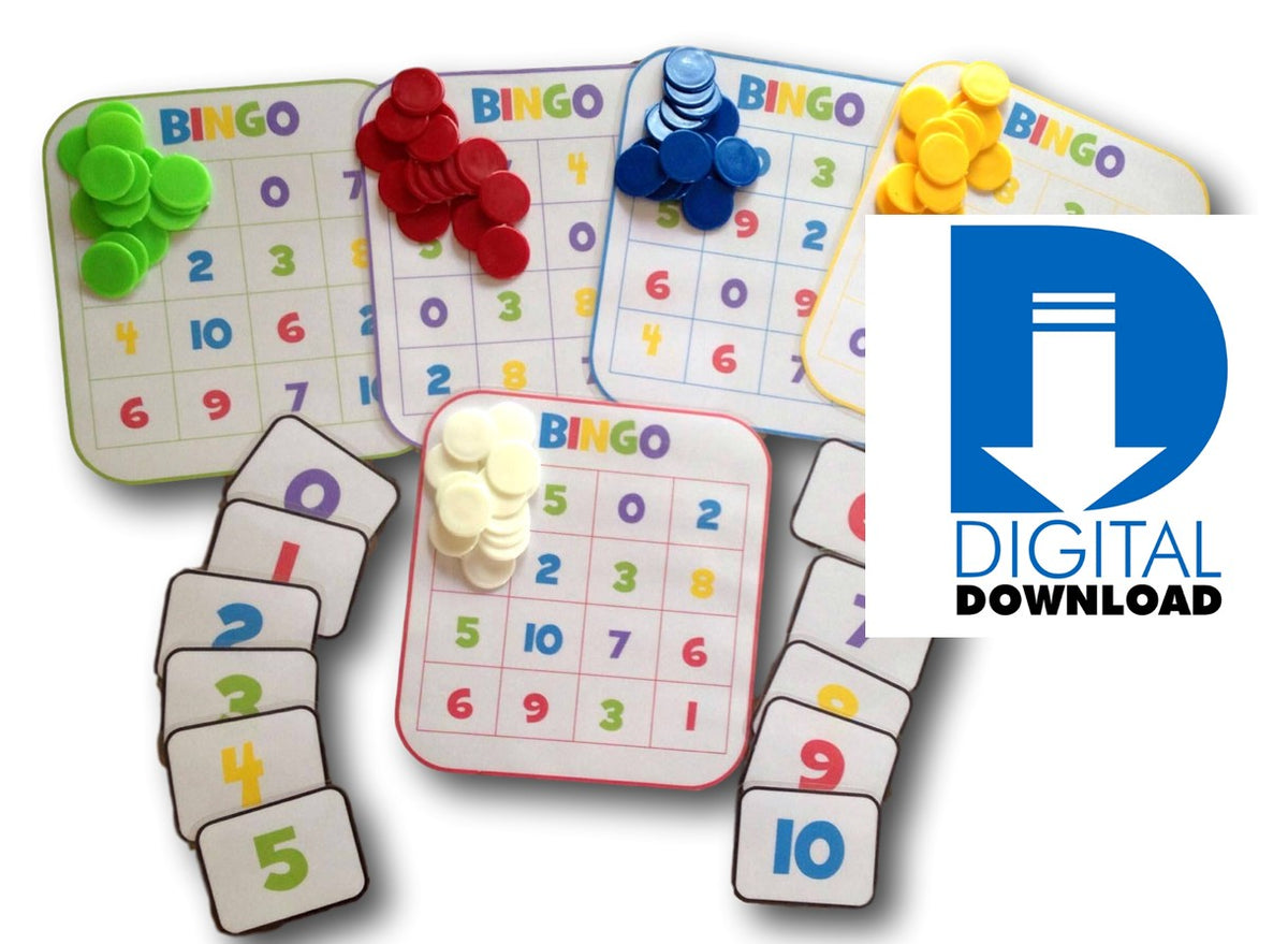 Number Bingo - Printable – Learning Differently NZ