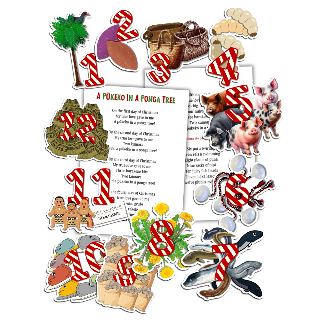 A Pūkeko In A Ponga Tree - Printable Board Song – Learning Differently NZ