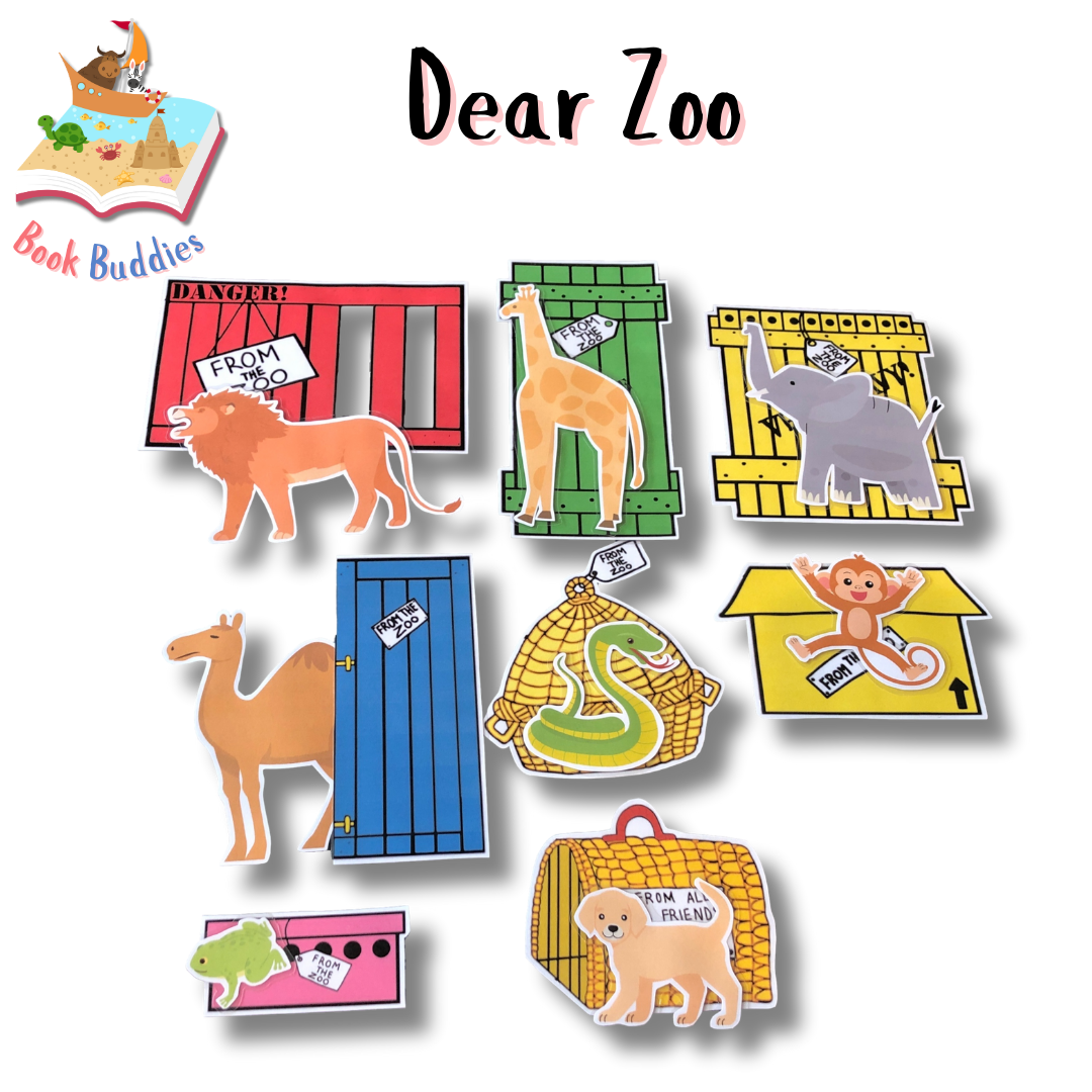 Dear Zoo - Printable Book Buddy – Learning Differently NZ