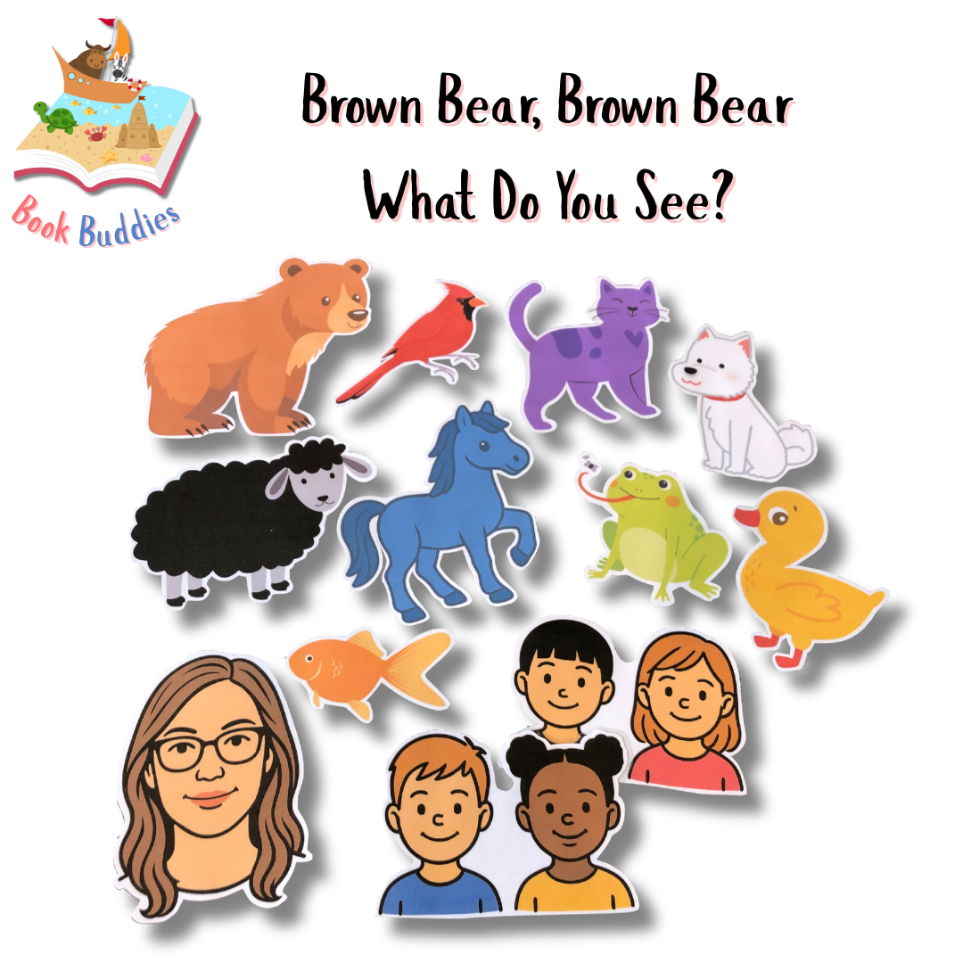 Brown Bear, Brown Bear What Do You See? - Printable Book Buddy ...