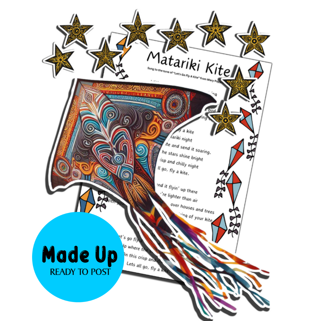 Matariki Kite - Printed Magnetic Board Song – Learning Differently NZ