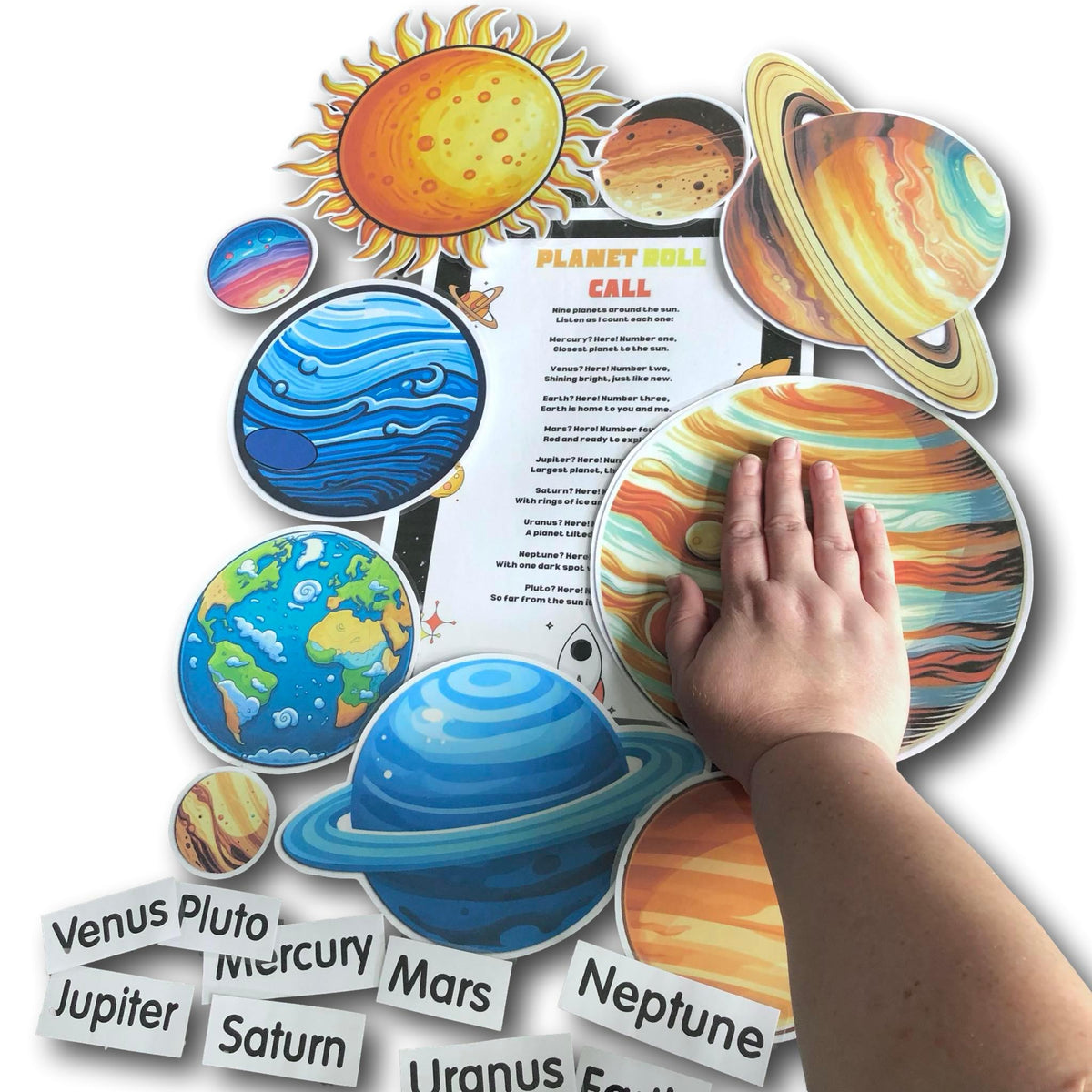 Planet Roll Call - Printable Board Poem – Learning Differently NZ