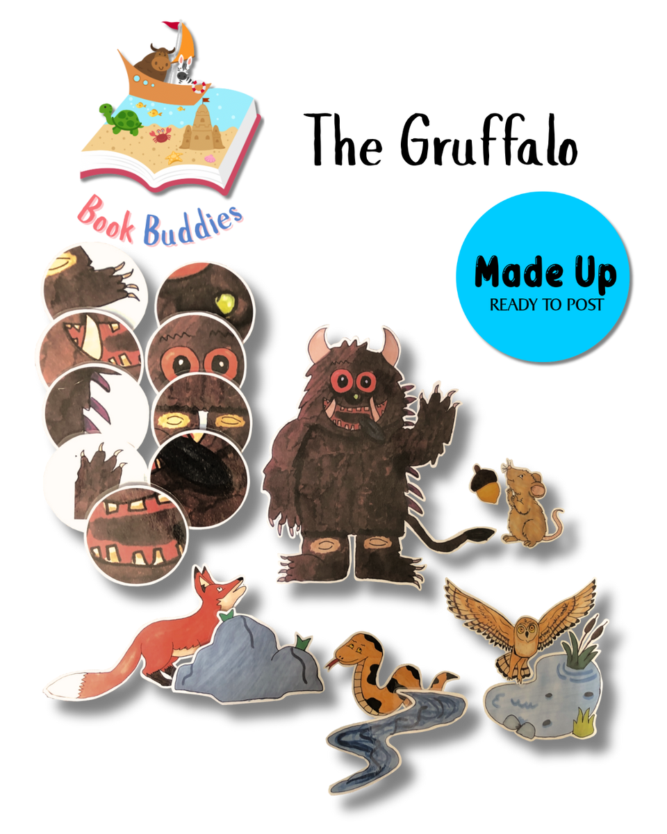 The Gruffalo - Made-Up Magnetic Board Book Buddy – Learning Differently NZ