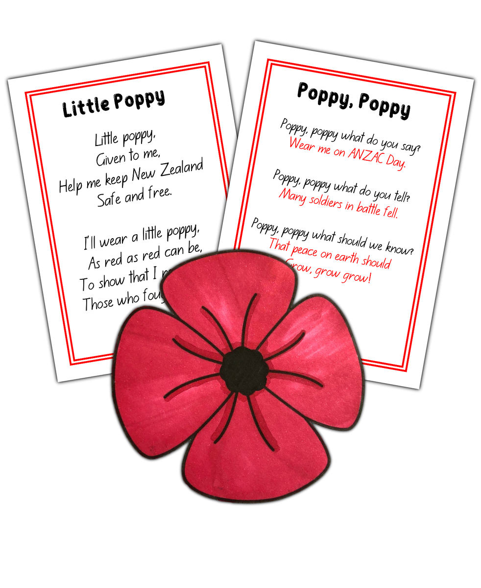 Little Poppy and Poppy, Poppy - Printable Board Poems – Learning ...